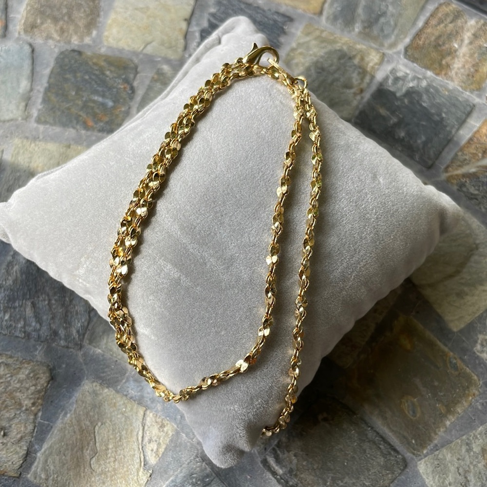 14k Gold Plated Chain - Gem